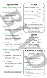 The Boulevard Grill Menus | Lunch Dinner Cocktails Beverages Banquet