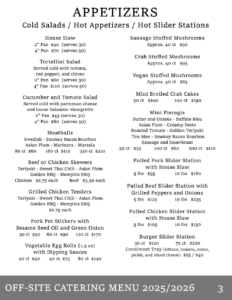 The Boulevard Grill Menus | Lunch Dinner Cocktails Beverages Banquet